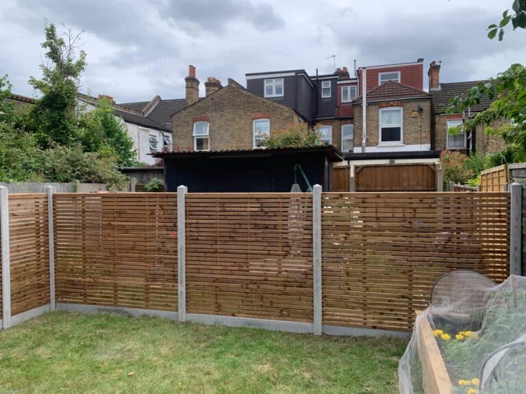 Sawn Timber Slatted Trellis Panels | Contemporary Timber Screening