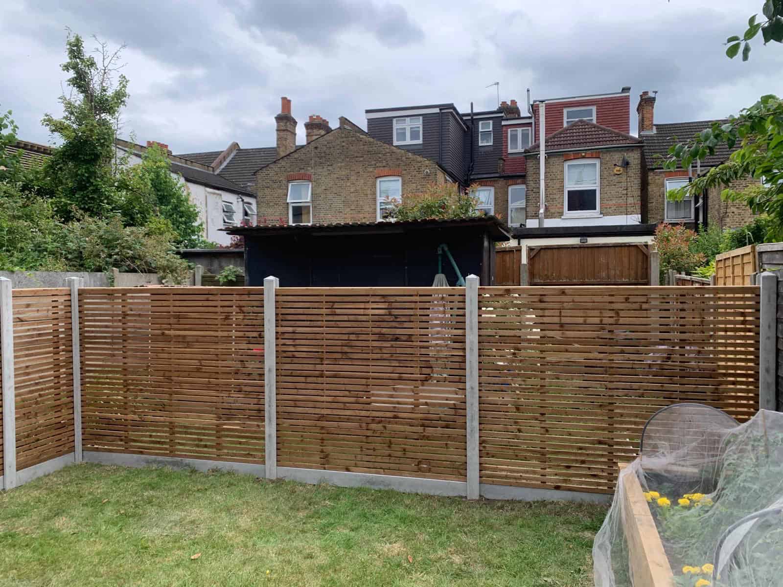 Sawn Timber Slatted Trellis Panels | Contemporary Timber Screening